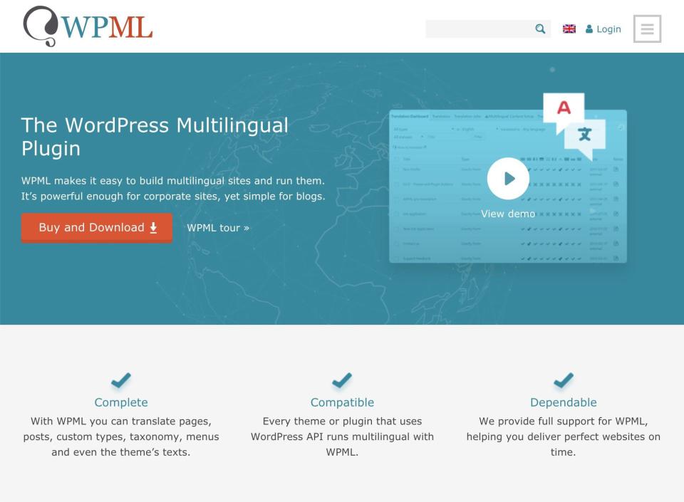 دانلود افزونه WPML Multilingual CMS (Sitepress) چند زبانه کردن سایت 4.6 ...