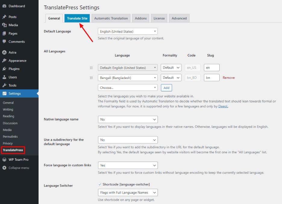دانلود افزونه TranslatePress Business مترجم وردپرس ترنسلیتپرس 2.7.8 ⚡ اپیک پیکسل